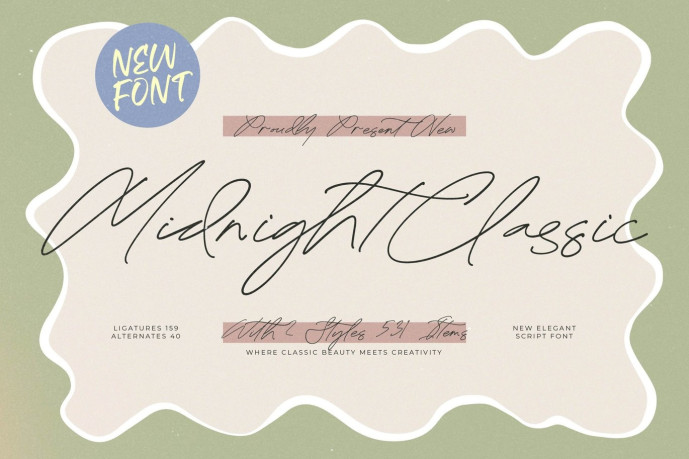 Midnight Classic - Elegant Script Font - Free Font