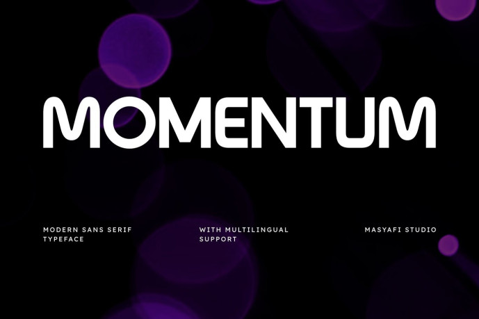 Momentum Sans Serif Font - Free Font