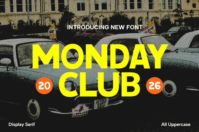 Monday Club Font - Free Font