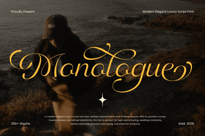 Monologue Script Font - Free Font