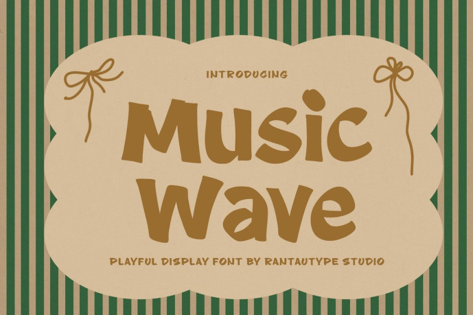 Music Wave Font - Free Font