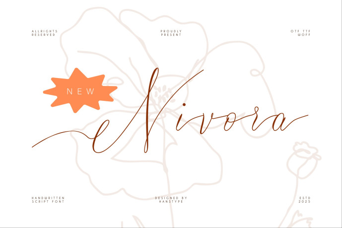 Nivora - Handwritten Font - Free Font