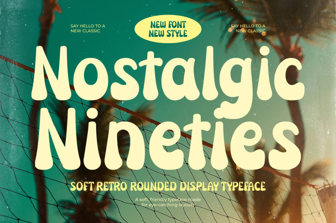 Nostalgic Nineties Retro Font - Free Font