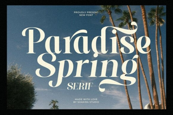 Paradise Spring Font - Free Font