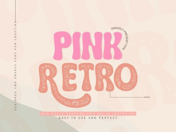 Pink Retro Font - Free Font