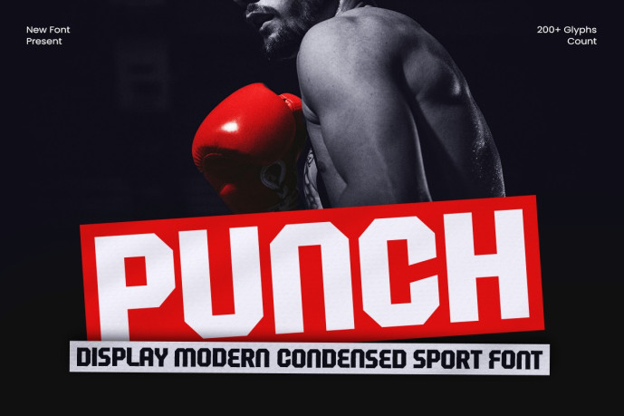 Punch - Condensed Sport Font - Free Font