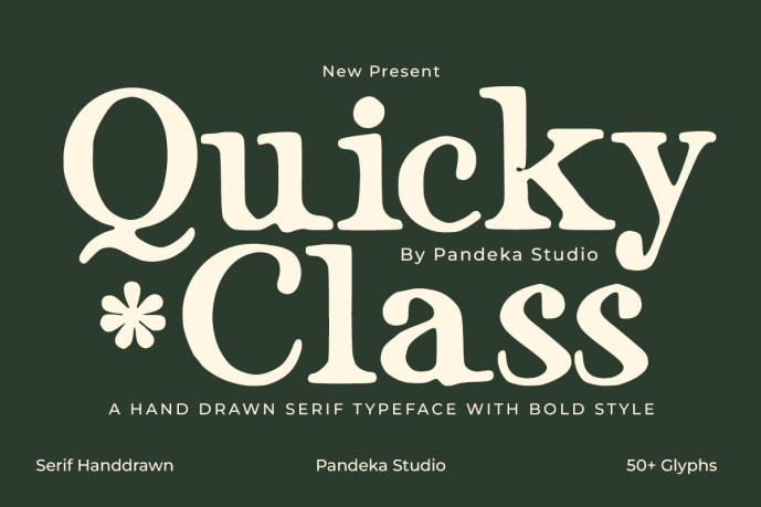 Quicky Class Font - Free Font