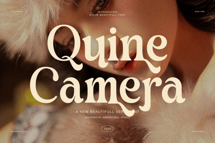 Quine Camera Font - Free Font