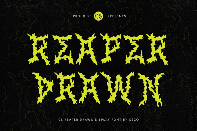 Reaper Drawn Font - Free Font