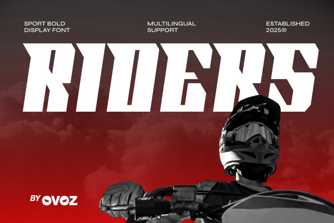 Riders - Sports Font - Free Font