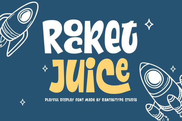 Rocket Juice Funky Display Font - Free Font