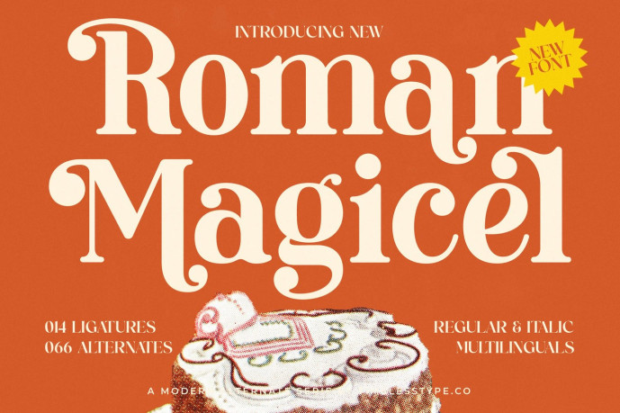 Roman Magicel Font - Free Font