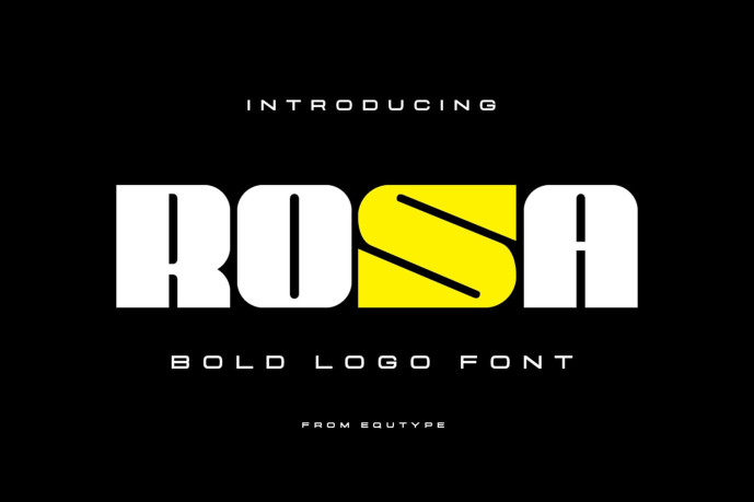Rosa – Bold Logo Font - Free Font