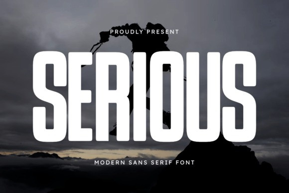 Serious Sans Serif Font - Free Font