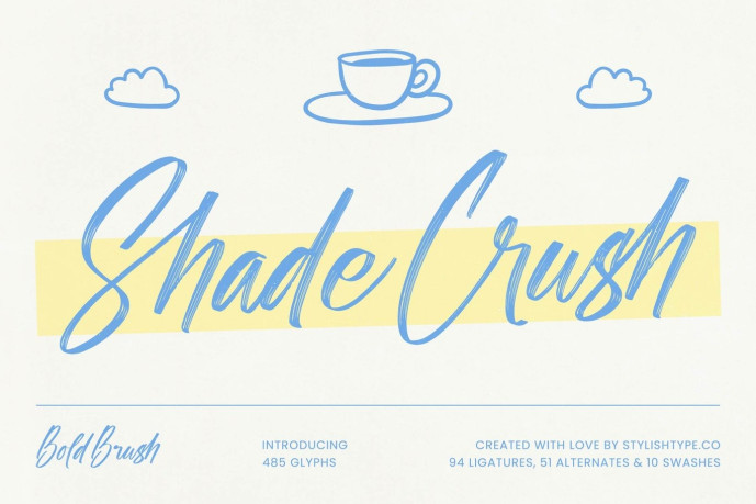 Shade Crush Font - Free Font
