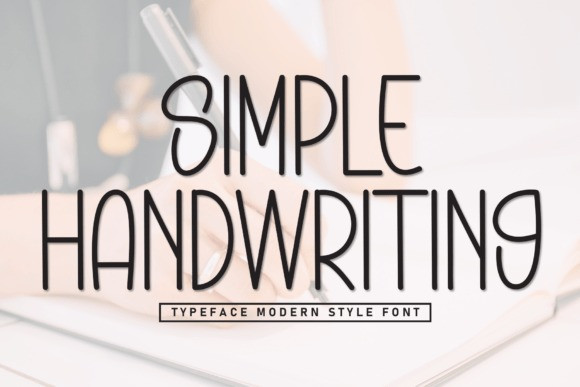 Simple Handwriting Font - Free Font