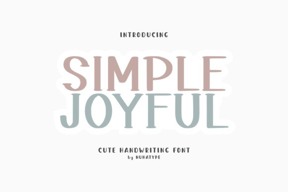 Simple Joyful Font - Free Font