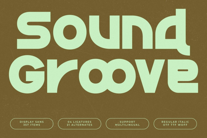 Sound Groove Font - Free Font