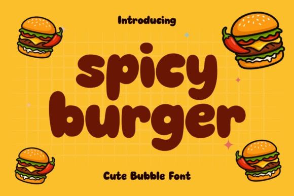 Spicy Burger Display Font - Free Font