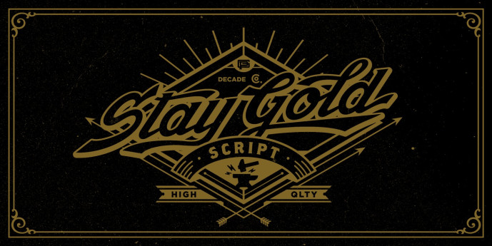 Stay Gold Script Font - Free Font