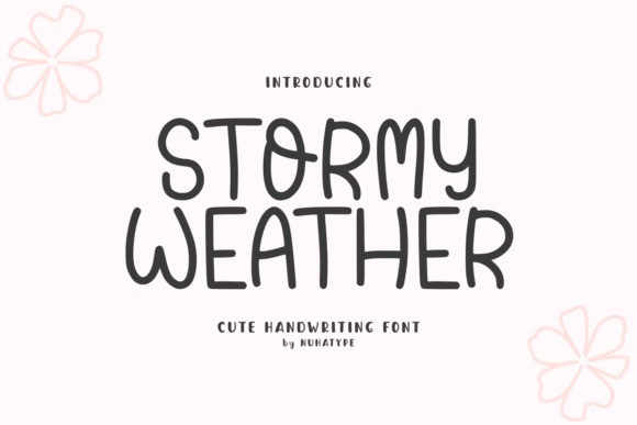 Stormy Weather Font - Free Font