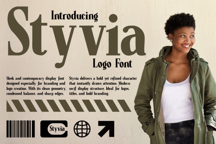 Styvia Logo Font - Free Font