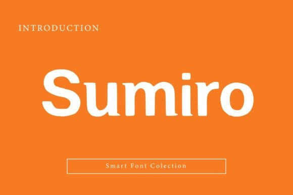 Sumiro Font - Free Font