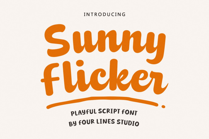 Sunny Flicker Font - Free Font