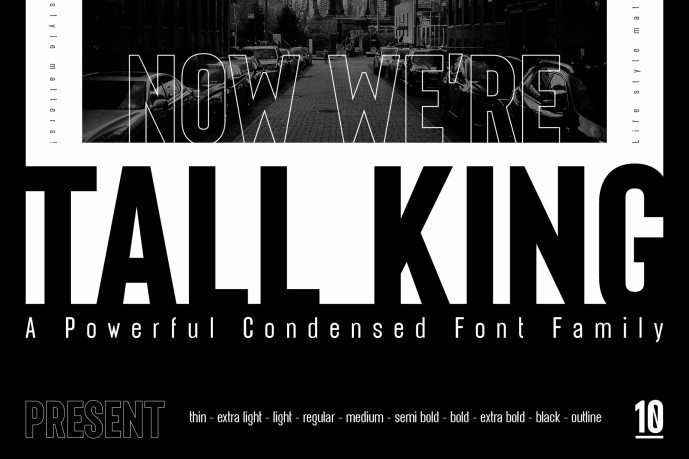 Tall King Font Family - Free Font