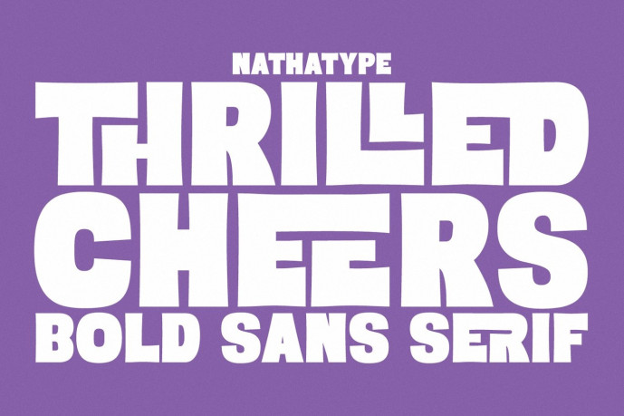 Thrilled Cheers Font - Free Font