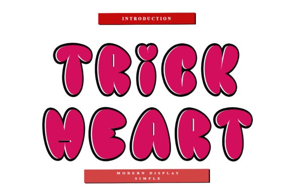 Trick Heart Font - Free Font