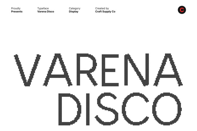 Varena Disco Font - Free Font