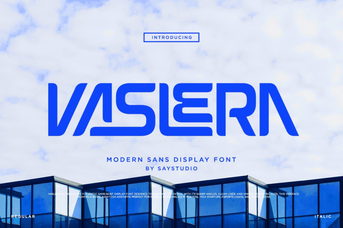 Vaslera Font - Free Font