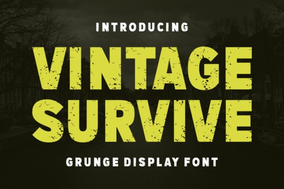 Vintage Survive Font - Free Font