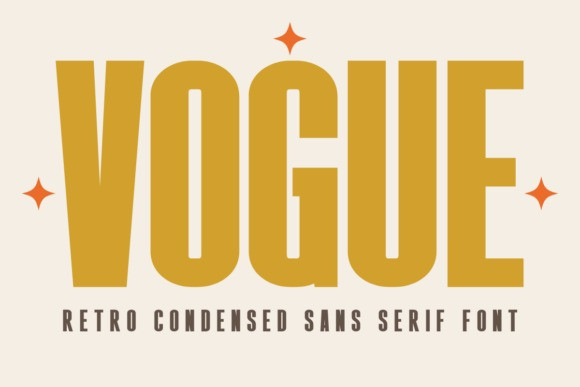Vogue Sans Serif Font - Free Font