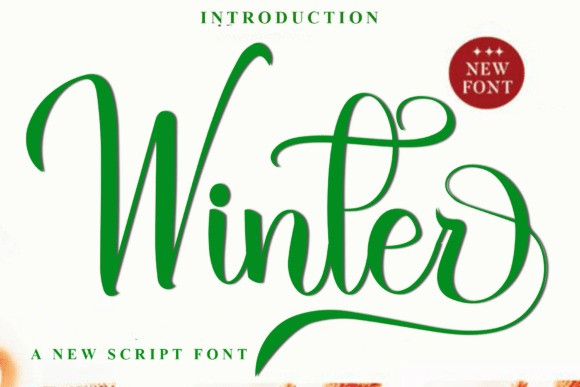 Winter Script Typeface - Free Font