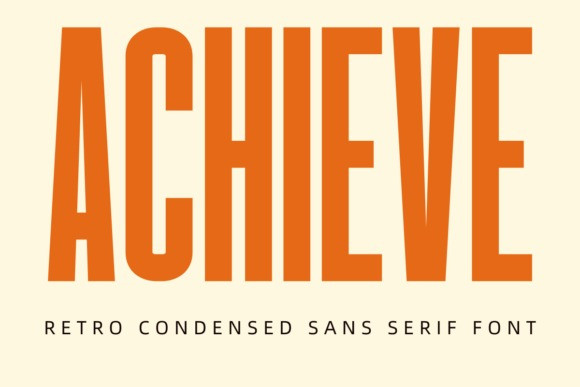 Achieve Font - Free Font