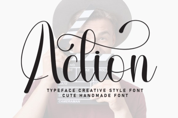Action Script Font - Free Font