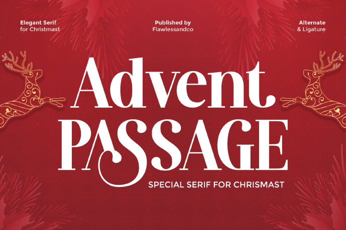 Advent Passage Font - Free Font