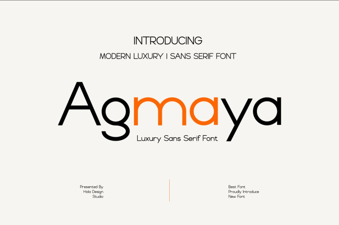 Agmaya Font - Free Font