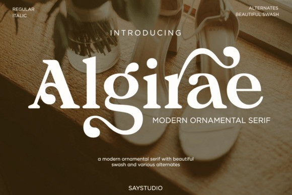 Algirae Font - Free Font