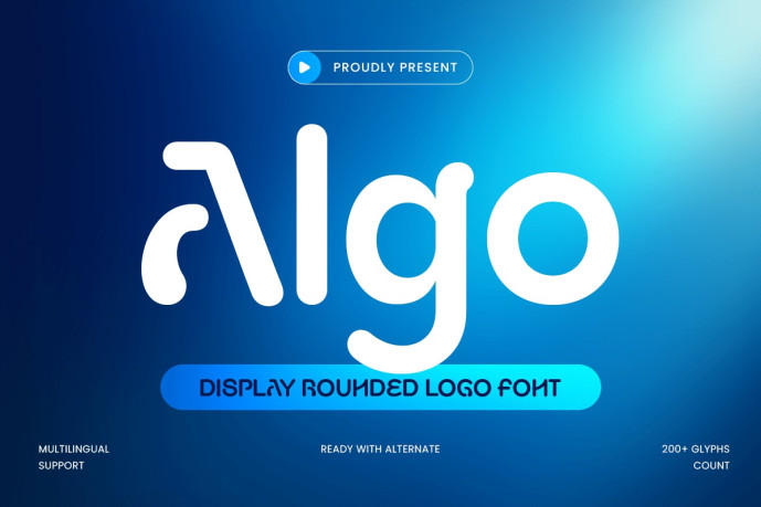Algo - Display Rounded Logo Font - Free Font