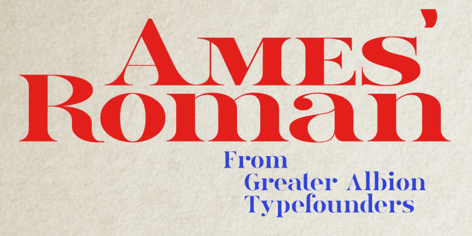 Ames Roman Font Family - Free Font