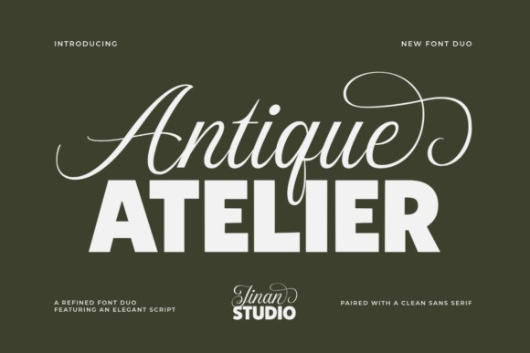 Antique Atelier Font Duo - Free Font