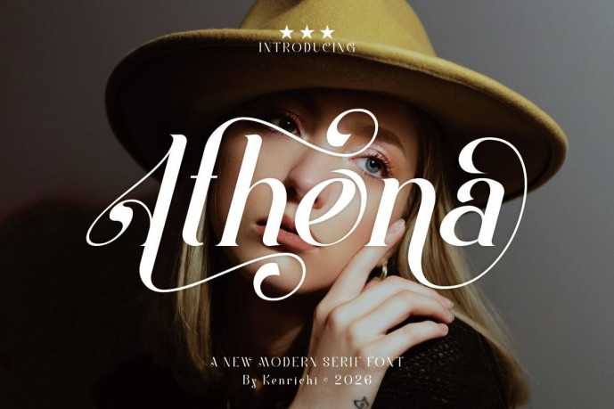Athena - Modern Serif Font - Free Font