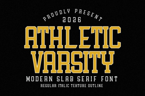 Athletic Varsity Font - Free Font