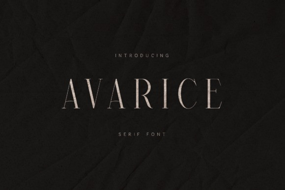Avarice Font - Free Font