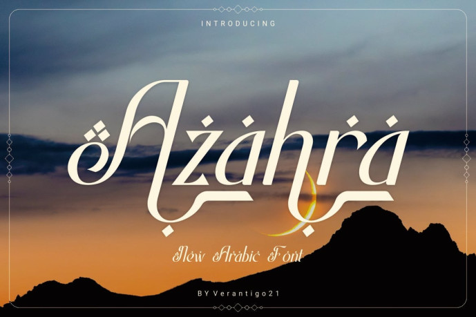Azahra Display Font - Free Font