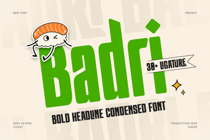 Badri Bold Font - Free Font