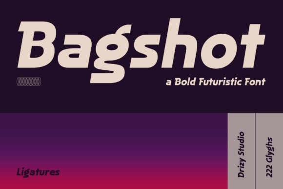 Bagshot Font - Free Font